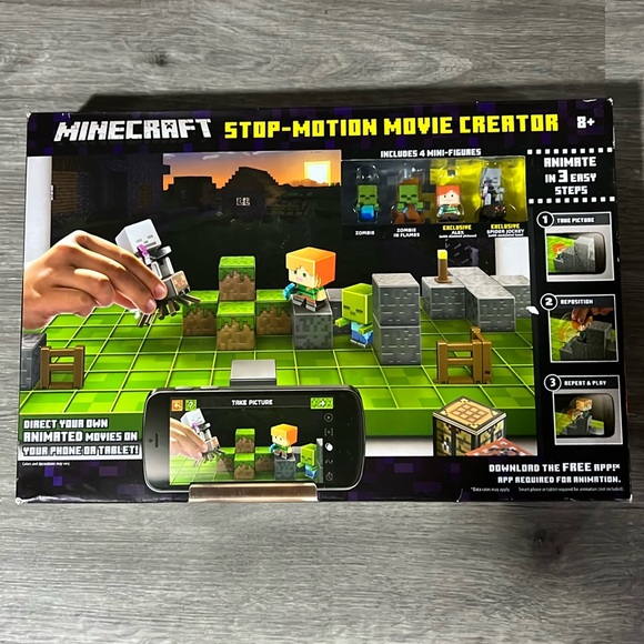 Mattel | Toys | New Mattel Minecraft Stopmotion Movie Creator Set New ...